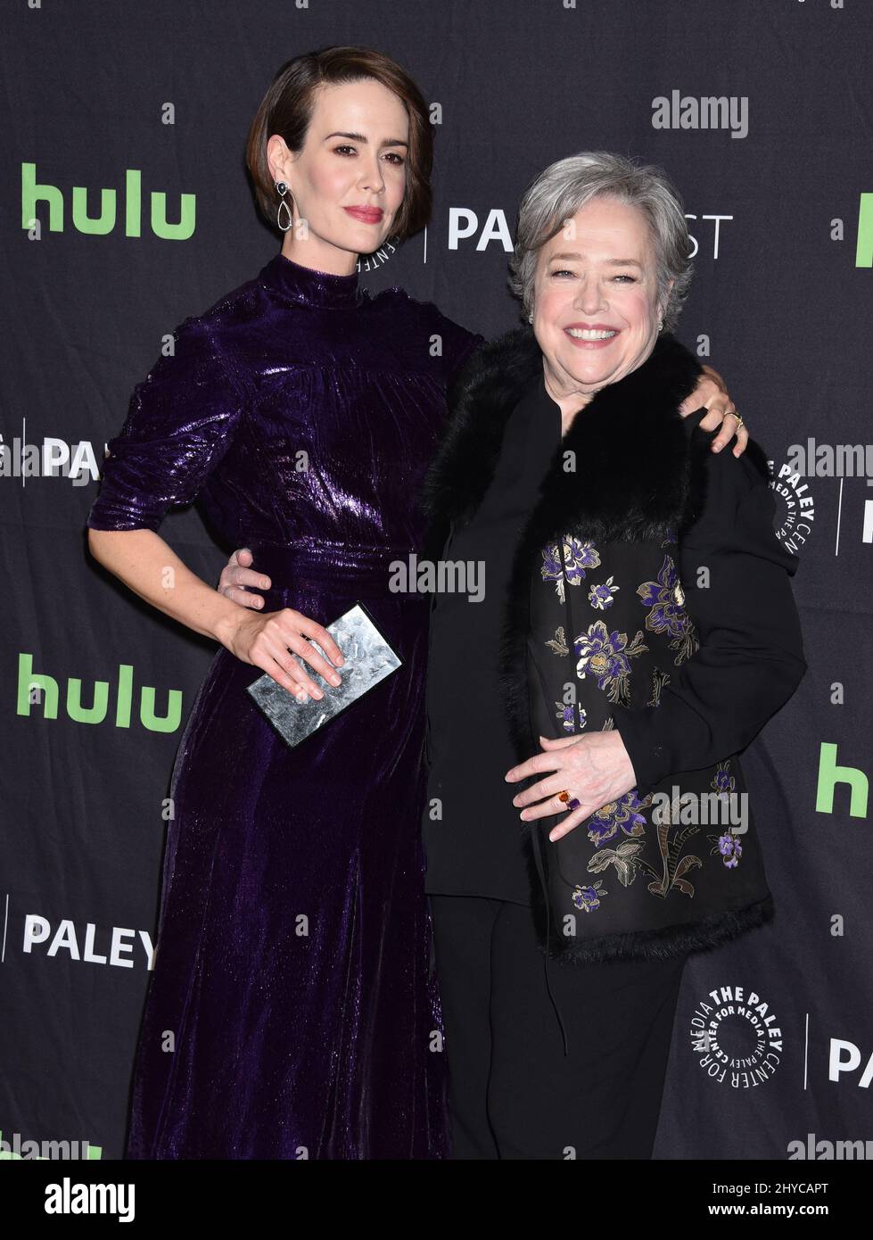Sarah Paulson and Kathy Bates attending the 34th Annual PaleyFest, held ...