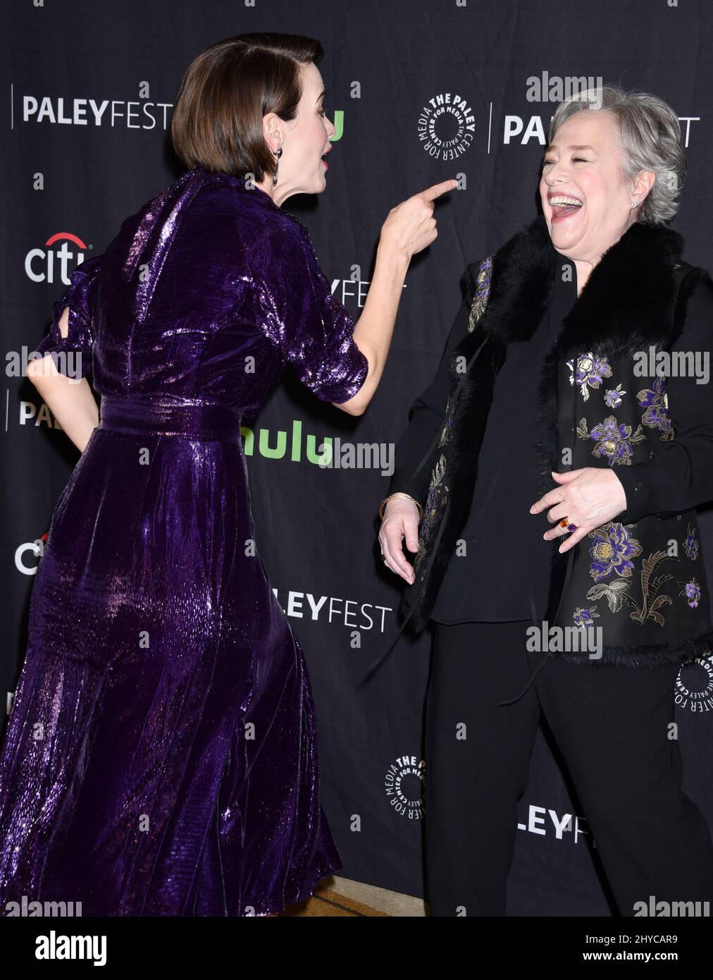 Sarah Paulson and Kathy Bates attending the 34th Annual PaleyFest, held ...