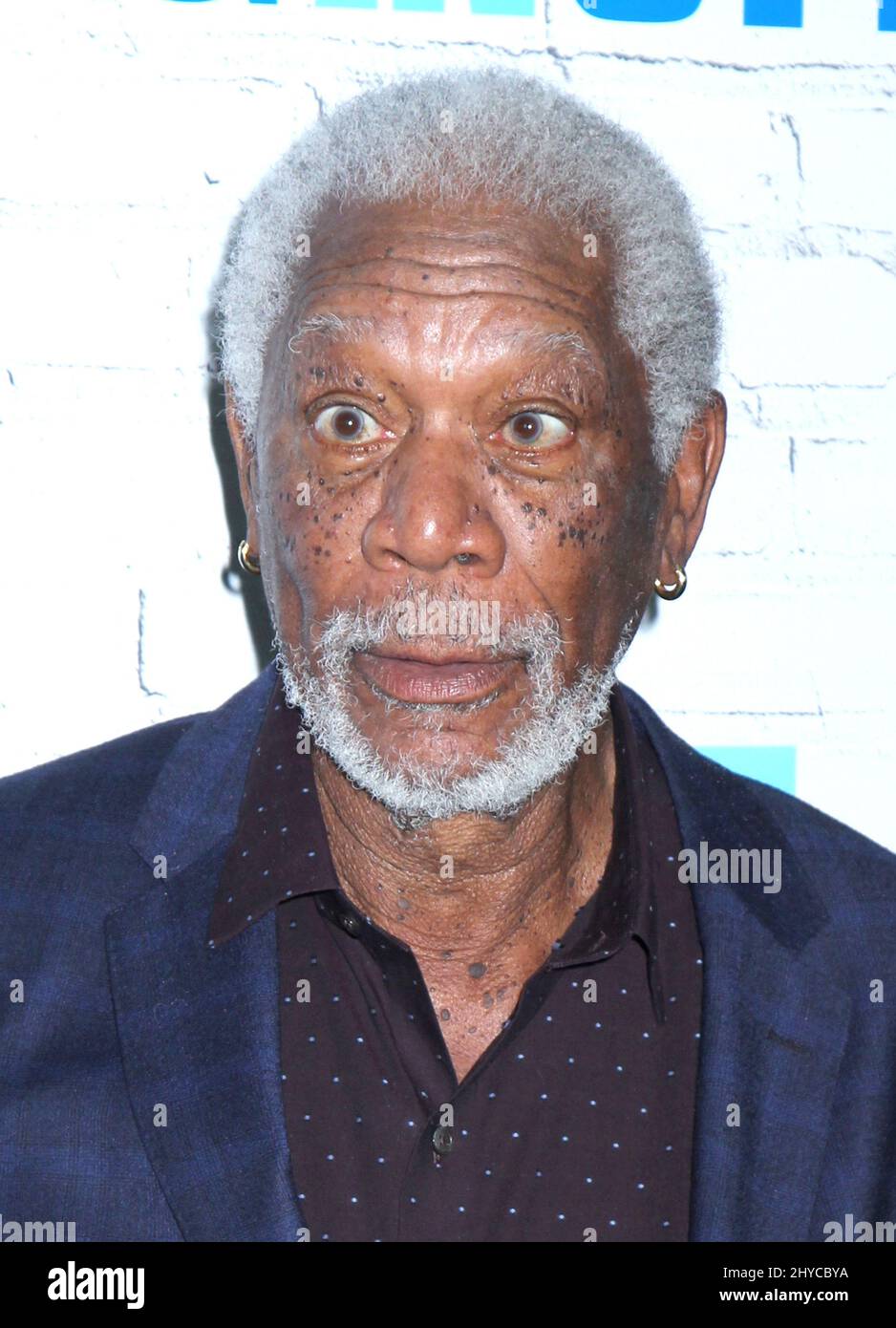 Morgan Freeman attending the premiere of Going In Style in New York ...