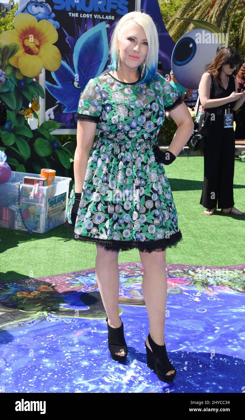 Shaley Scott attends the premiere of Sony Pictures' 'Smurfs: The Lost ...