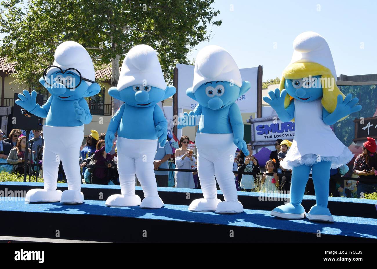 Smurfs attends the premiere of Sony Pictures' 'Smurfs: The Lost Village ...