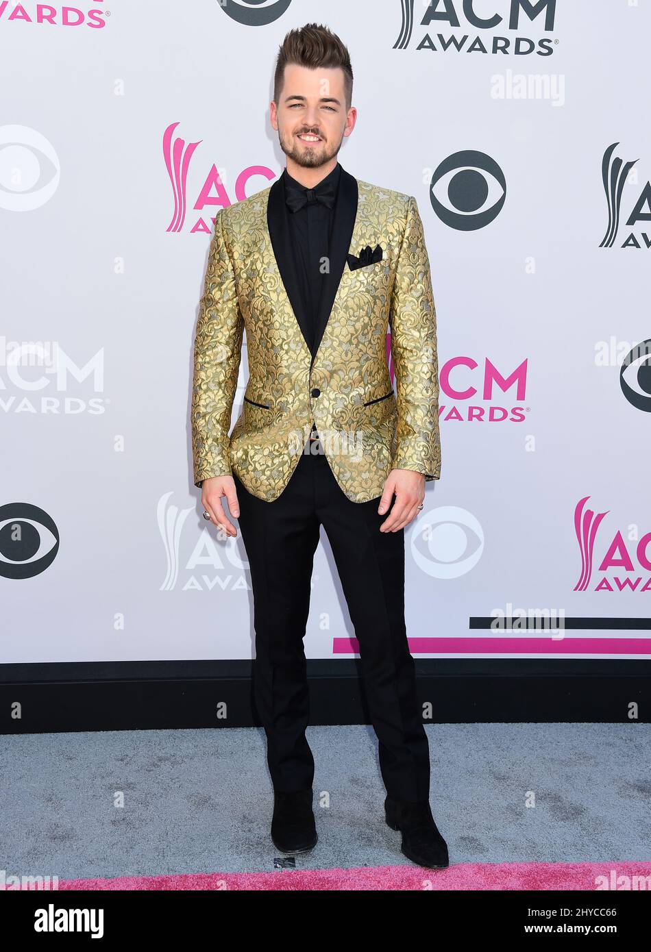 Chase Bryant arriving at the 52nd Academy of Country Music Awards held ...