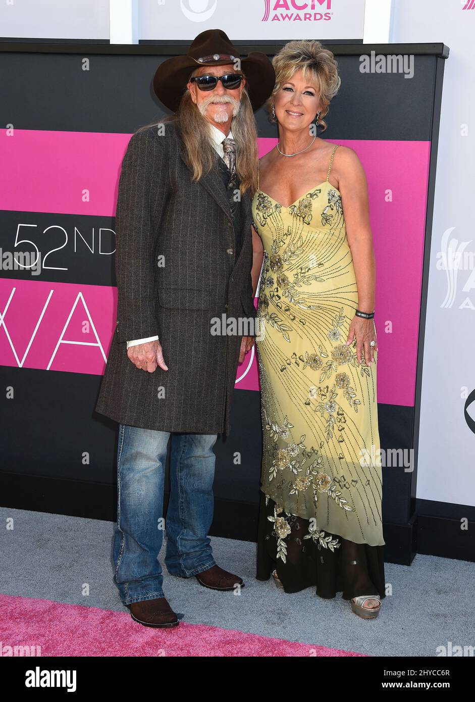 Dean Dillon arriving at the 52nd Academy of Country Music Awards held ...