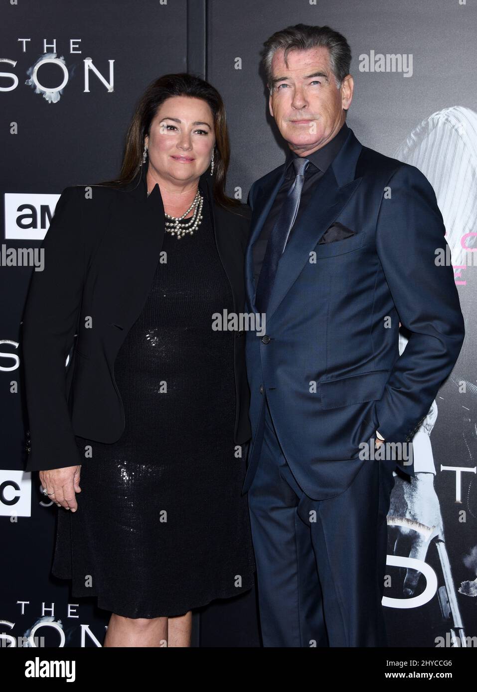 Pierce Brosnan and Keely Shaye Smith Brosnan arriving at "The Son" Los ...