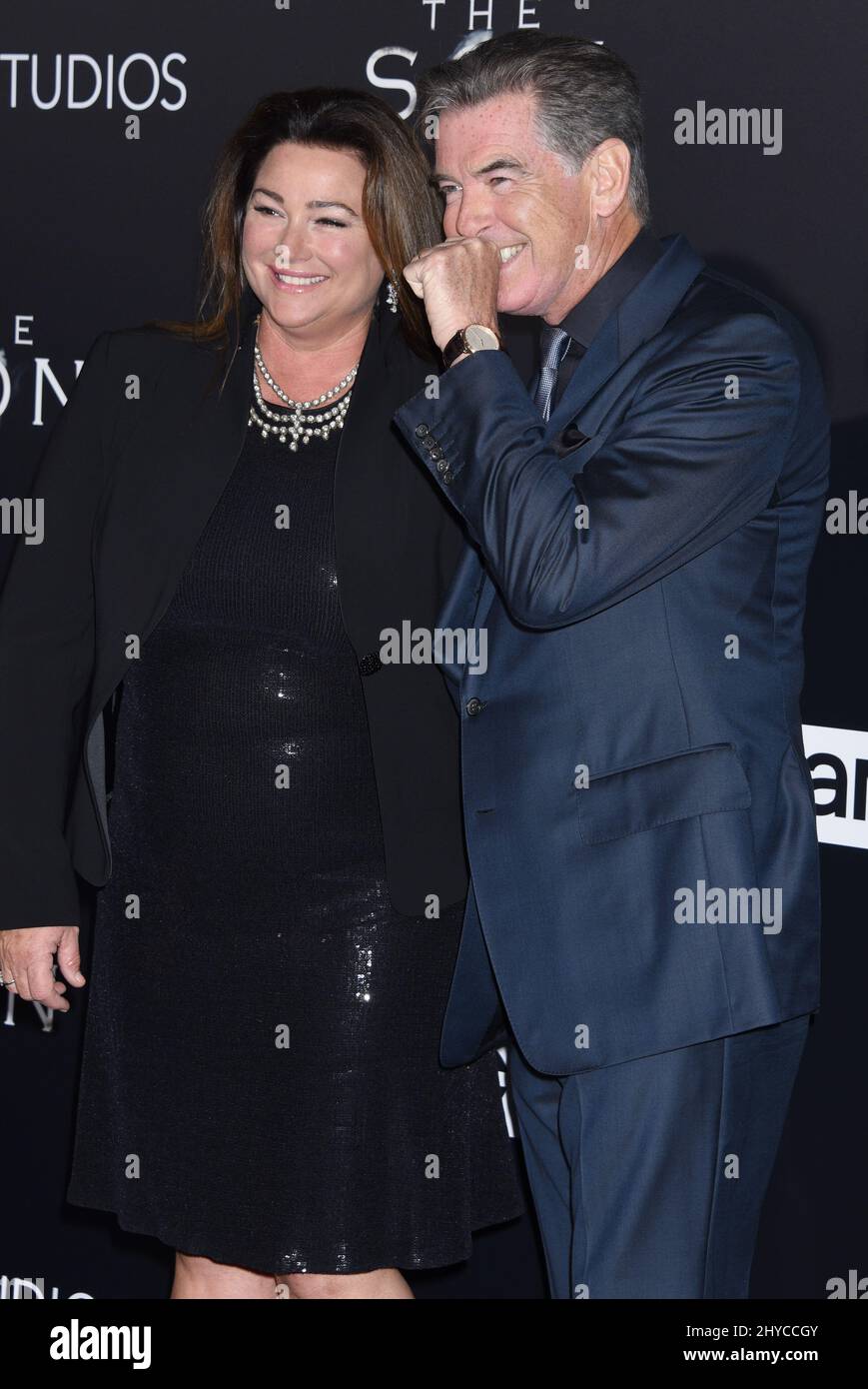 Pierce Brosnan and Keely Shaye Smith Brosnan arriving at "The Son" Los ...