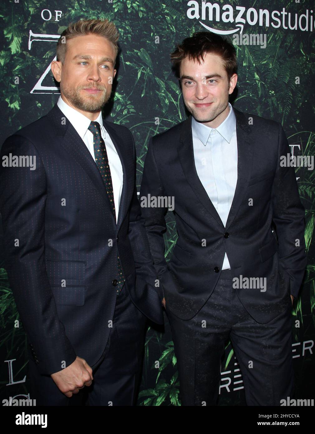 Charlie Hunnam and Robert Pattinson "The Lost City of Z" Los Angeles ...