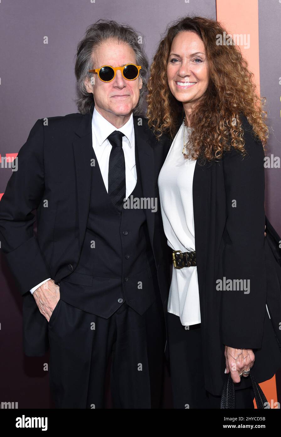 Richard Lewis and Joyce Lapinsky arriving to Netflix's "Sandy Wexler ...