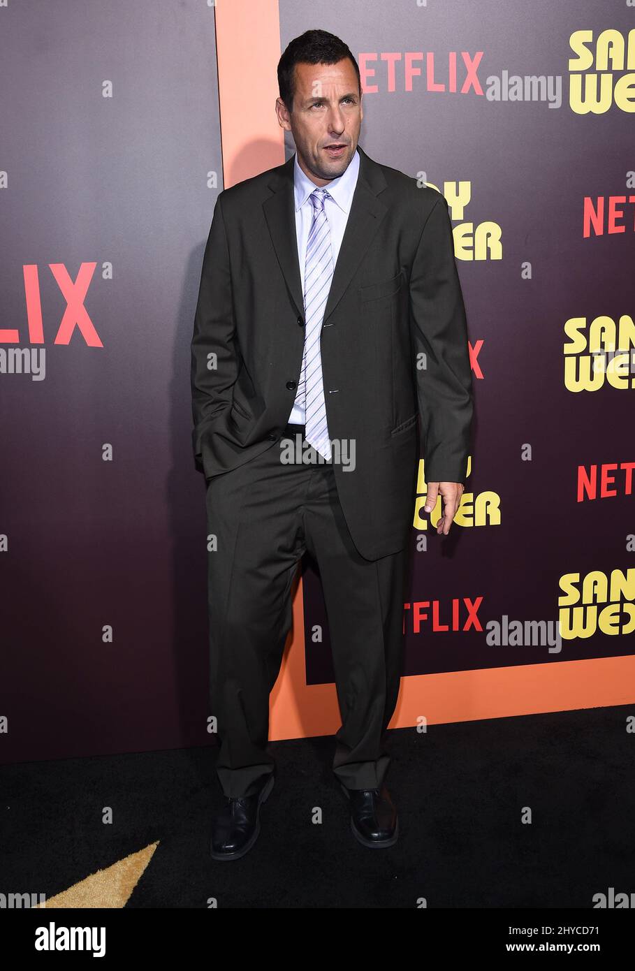 Adam Sandler arriving to Netflix's "Sandy Wexler" Los Angeles Premiere ...