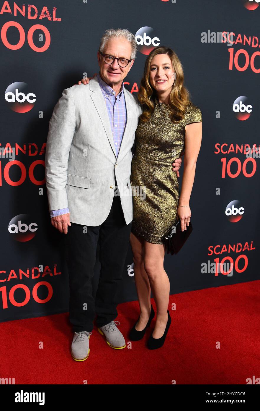 Jeff Perry and Zoe Perry the 100th Episode celebration of Scandal, in ...