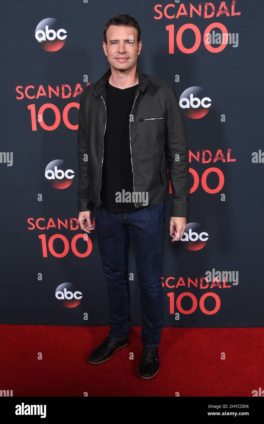 Scott Foley the 100th Episode celebration of Scandal, in Los Angeles ...