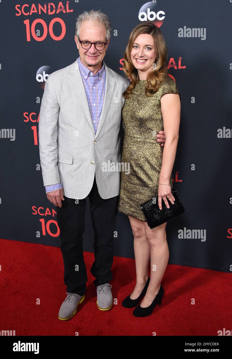 Jeff Perry and Zoe Perry the 100th Episode celebration of Scandal, in ...