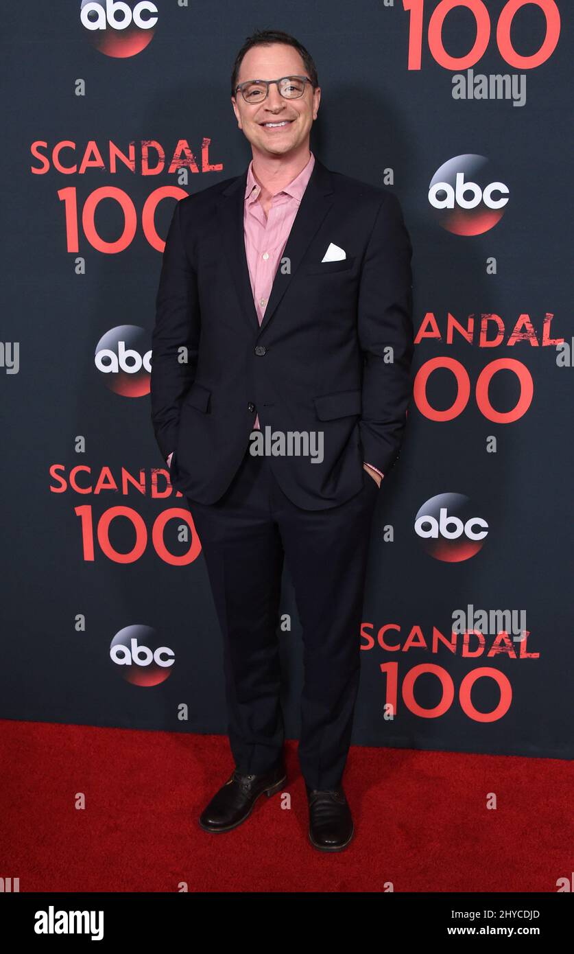Josh Malina the 100th Episode celebration of Scandal, in Los Angeles ...