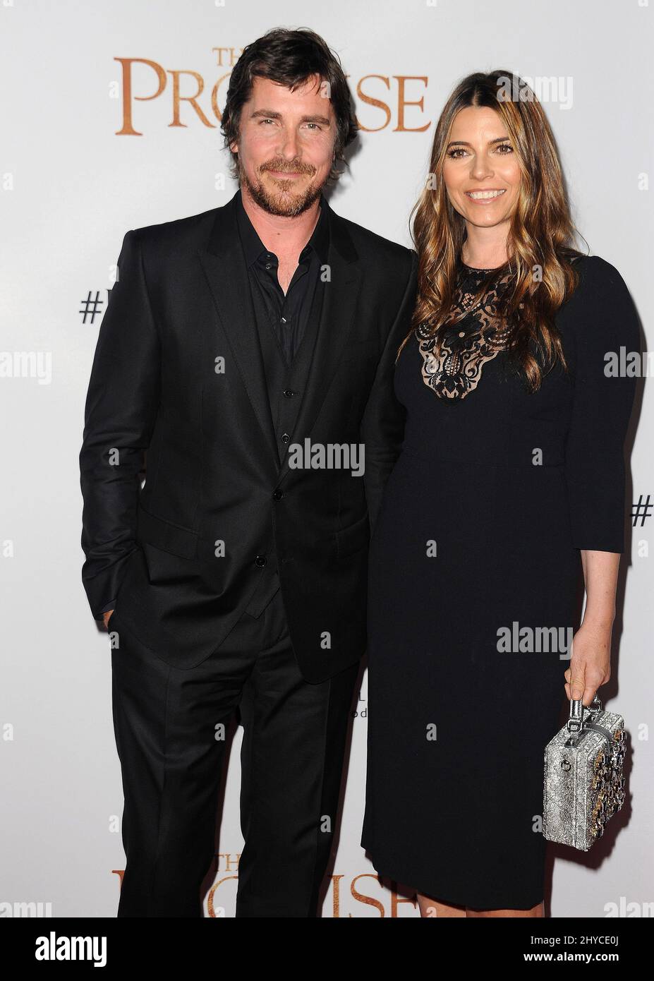 Christian Bale, Sibi Blazic attending The Promise US Premiere in Los ...