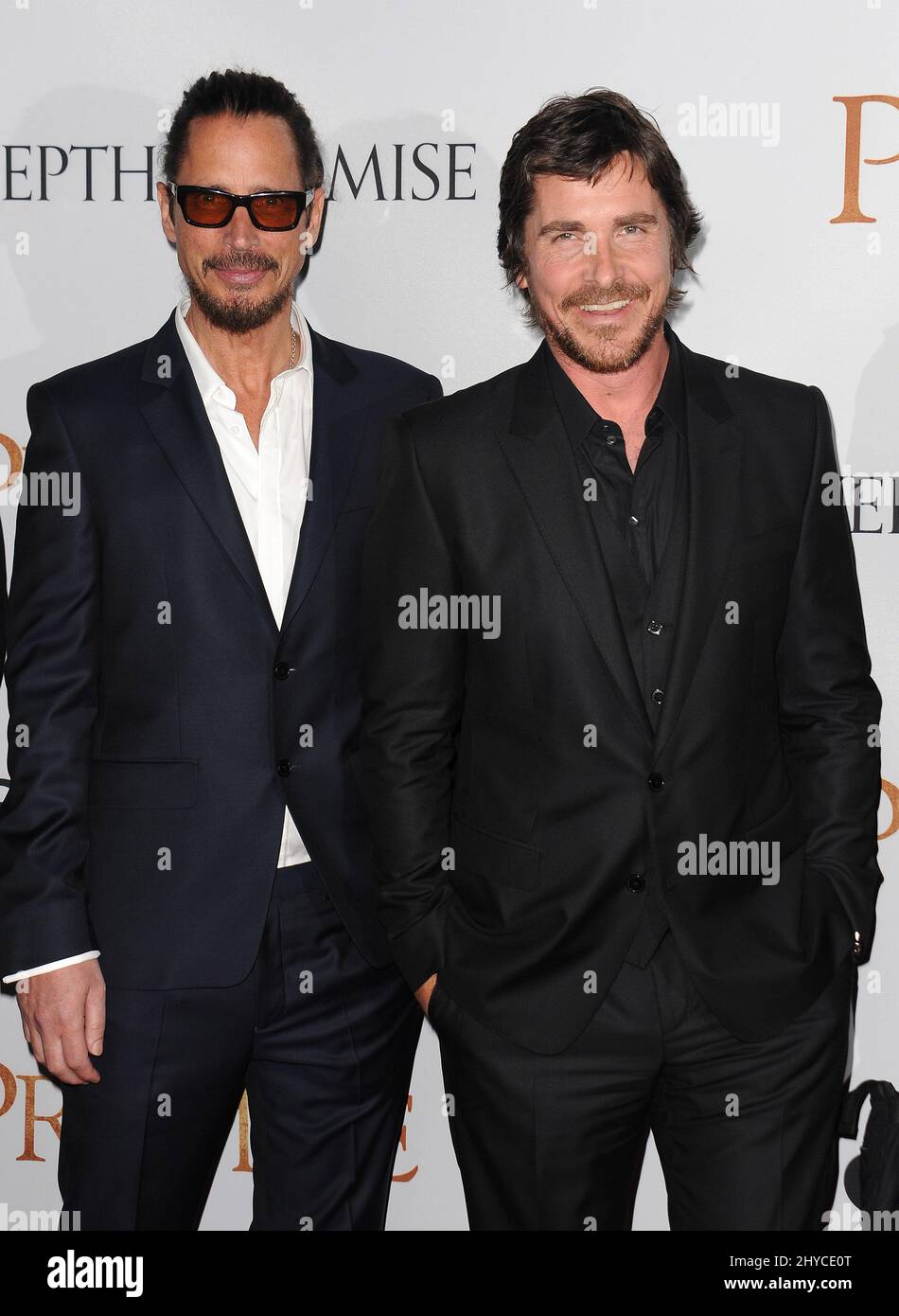 Christian Bale, Chris Cornell attending The Promise US Premiere in Los ...