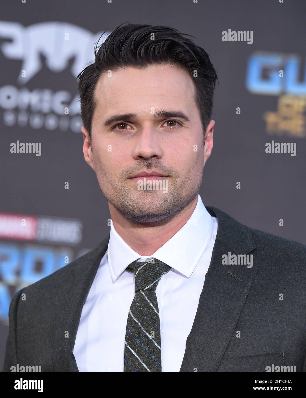 Brett Dalton attending the world premiere of Guardians of the Galaxy ...