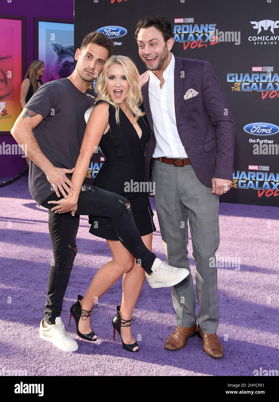 Jean-Luc Bilodeau, Emily Osment and Jonathan Sadowski attending the ...