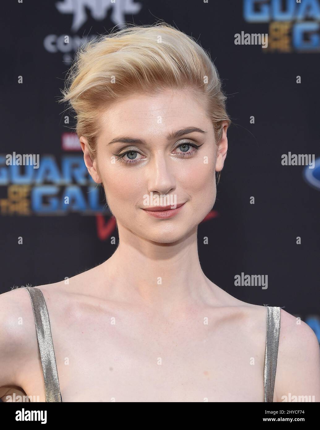 Elizabeth Debicki attending the world premiere of Guardians of the ...