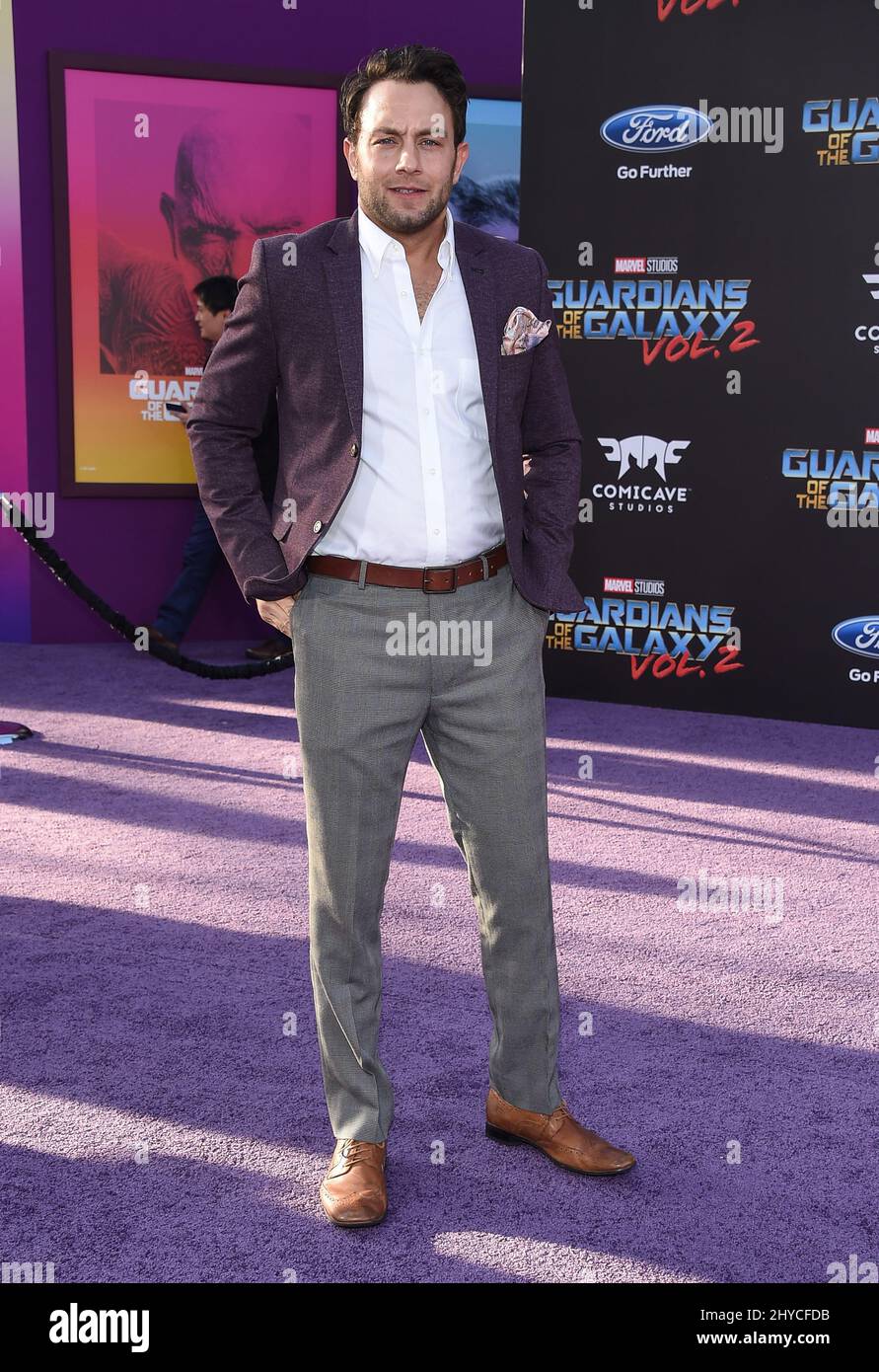 Jonathan Sadowski attending the world premiere of Guardians of the ...