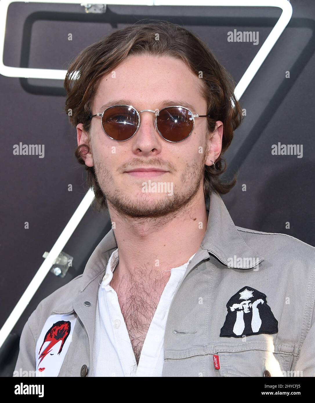 Jacob Collins-Levy arriving to the "American Gods" premiere held at the ...