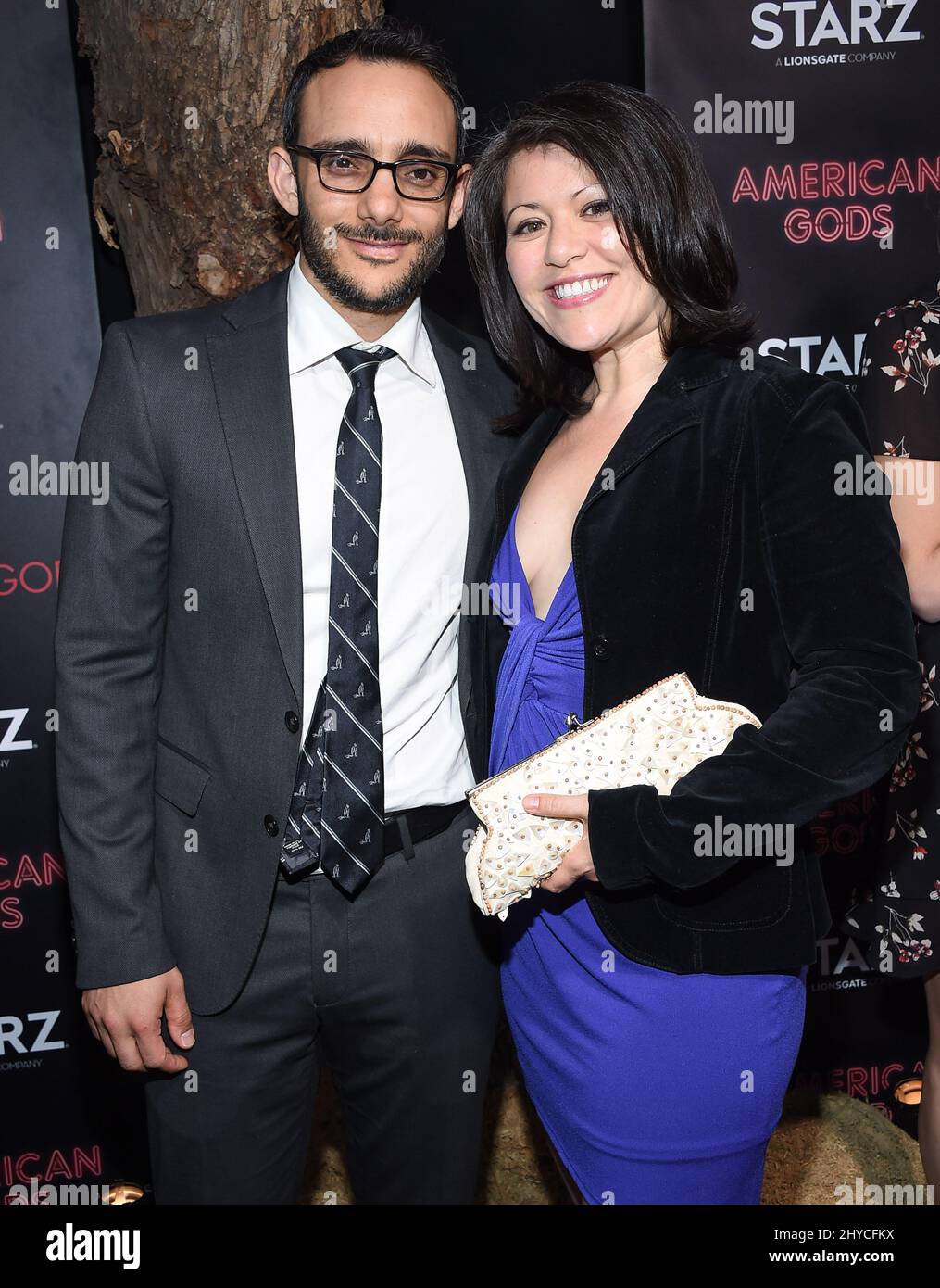 Omid Abtahi arriving to the "American Gods" premiere held at the ...