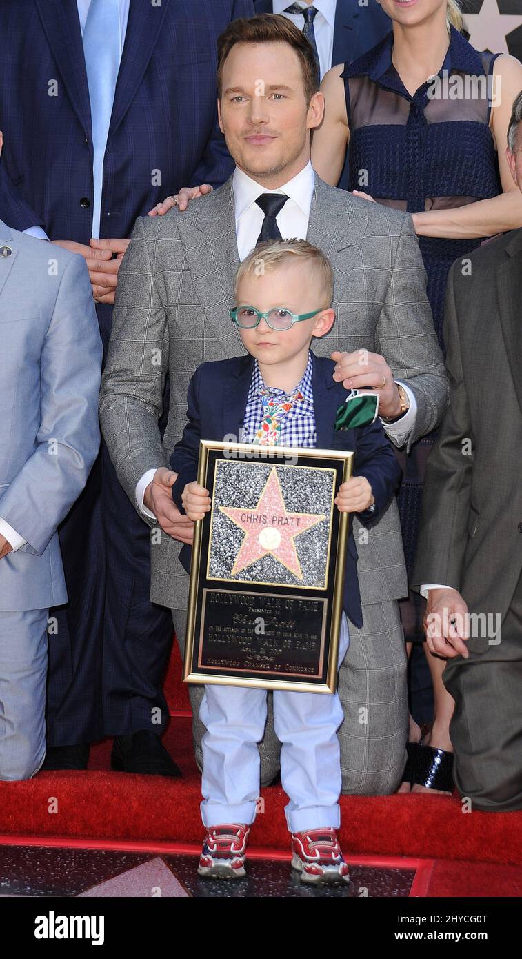 Chris Pratt, Jack Pratt at the Hollywood Walk Of Fame Star Ceremony ...