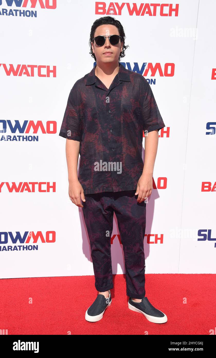 Jon Bass attending the first ever Baywatch SlowMo Marathon, a grueling ...