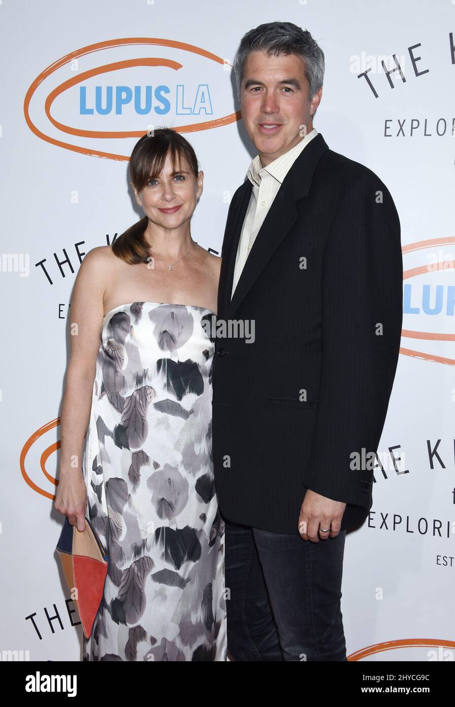 Kellie Martin and Keith Christian arriving for Lupus LA's 2017 Orange ...