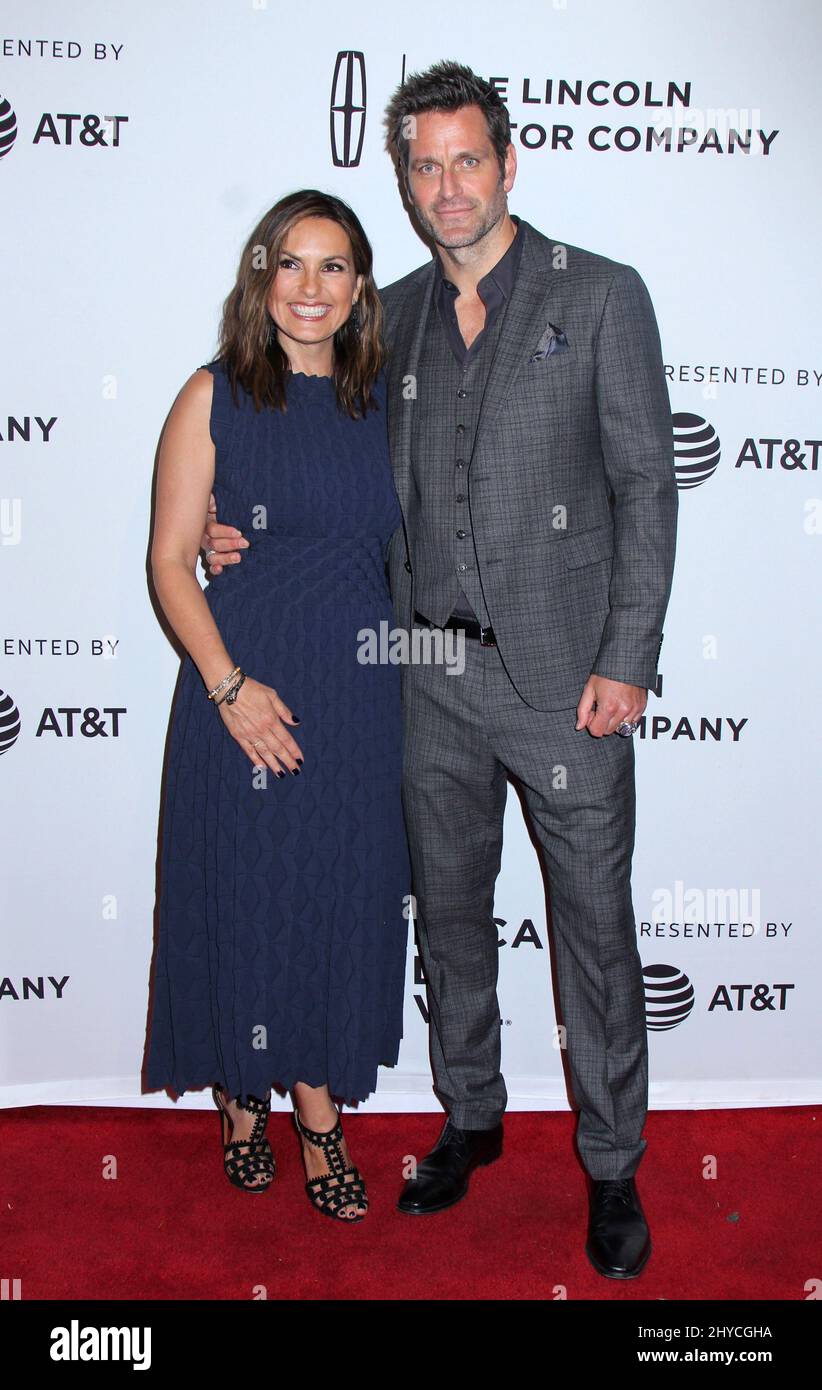 Mariska Hargitay & Peter Hermann attending "I AM EVIDENCE" World ...