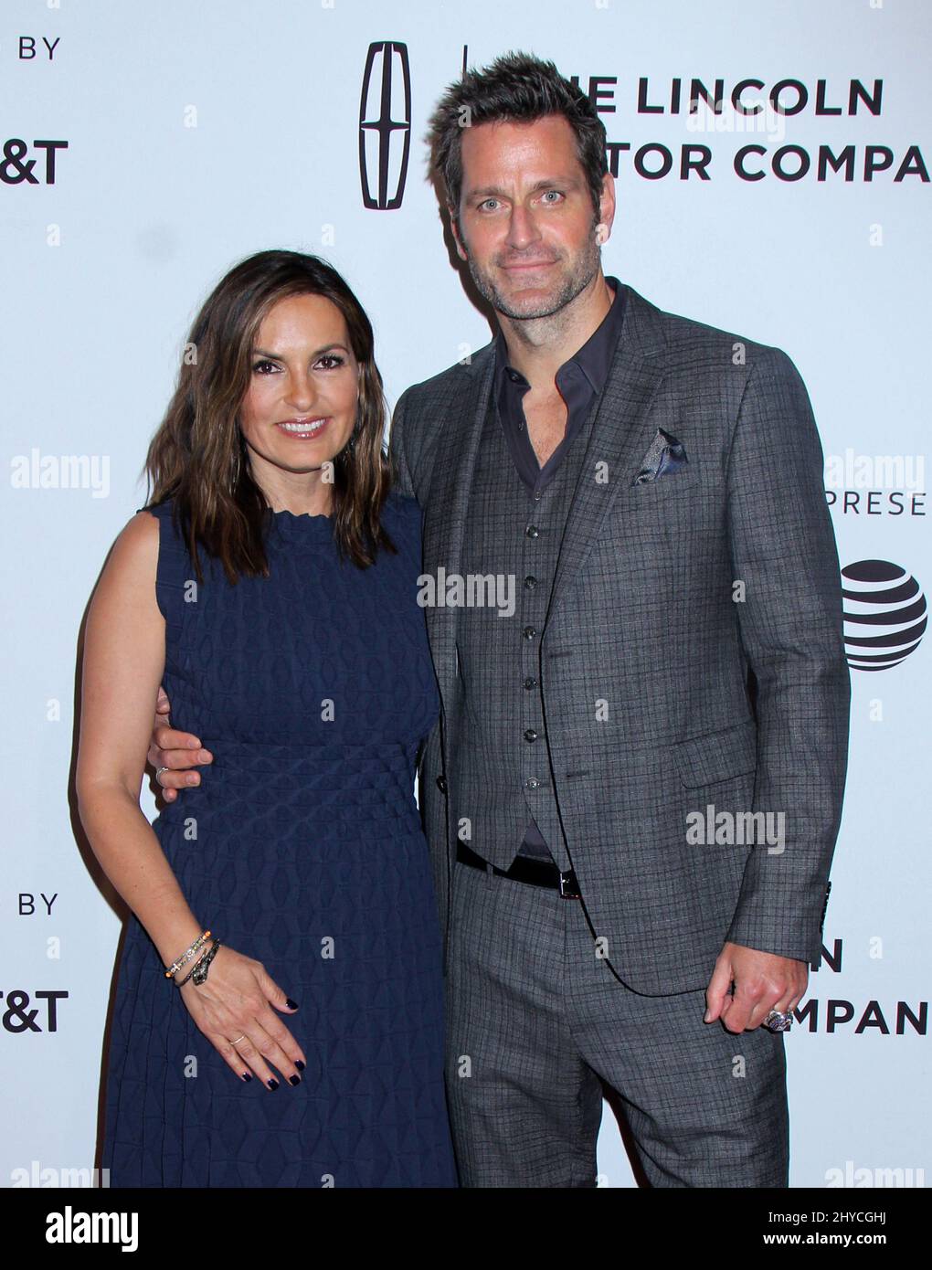 Mariska Hargitay & Peter Hermann attending "I AM EVIDENCE" World ...