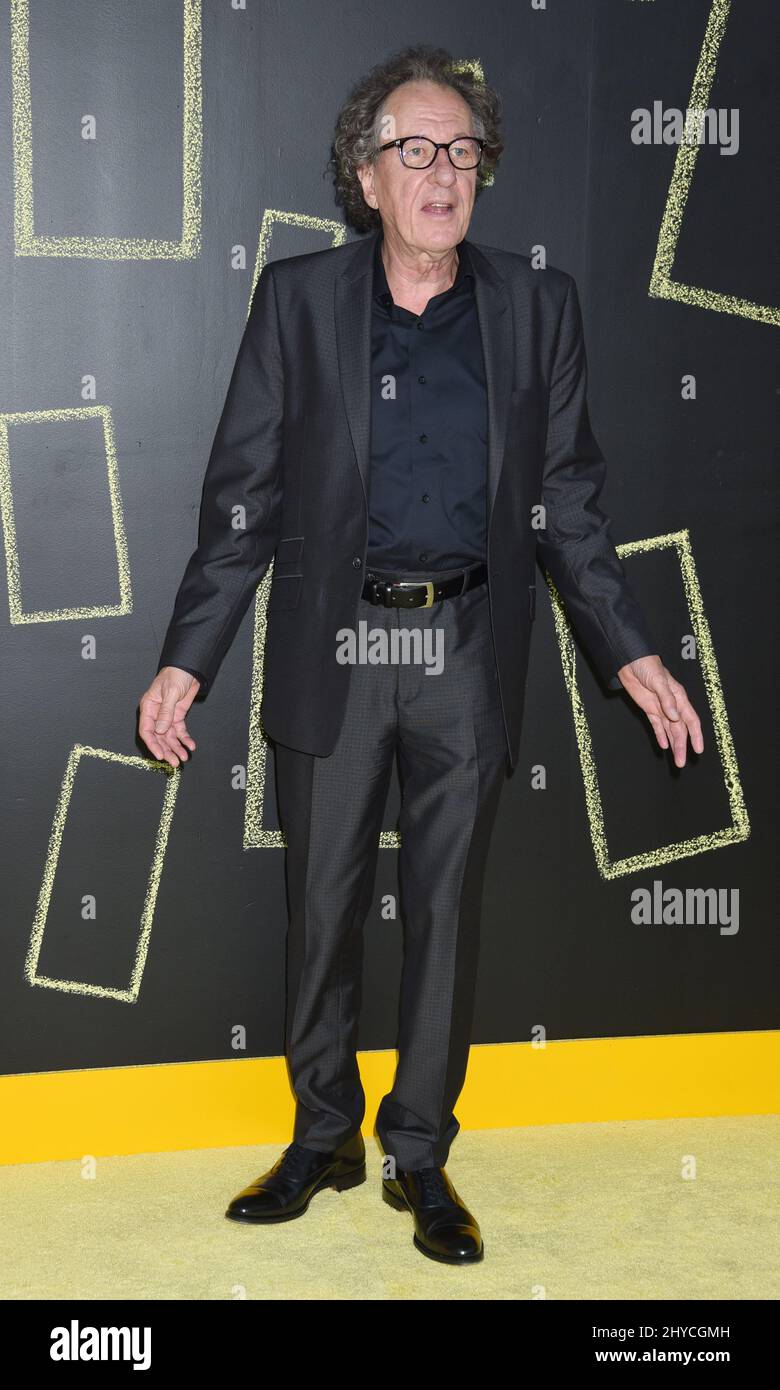 Geoffrey Rush attending National Geographic's "Genius" premiere held at ...