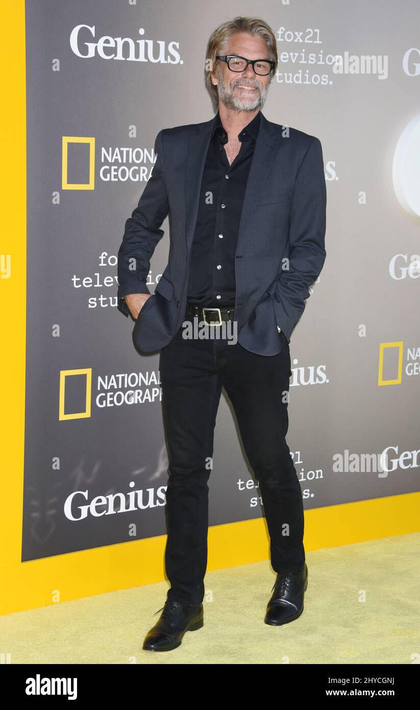 Harry Hamlin attending National Geographic's "Genius" premiere held at ...