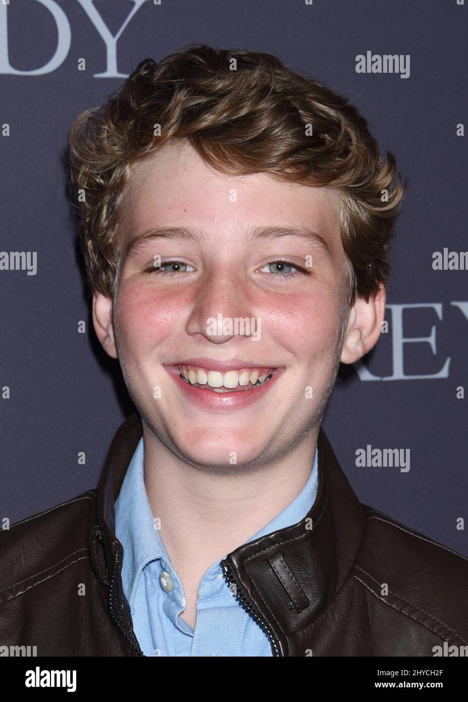 Caiden Shea arriving for the "Grey Lady" Premiere held at the Landmark ...