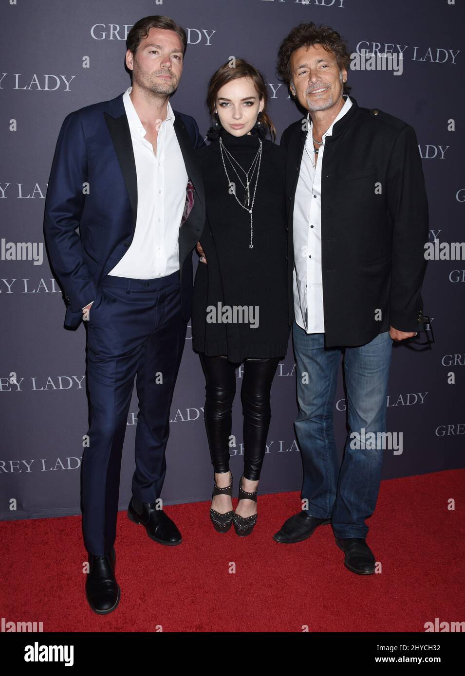Chris Meyer, Lyda Loudon and Steven Bauer arriving for the "Grey Lady ...