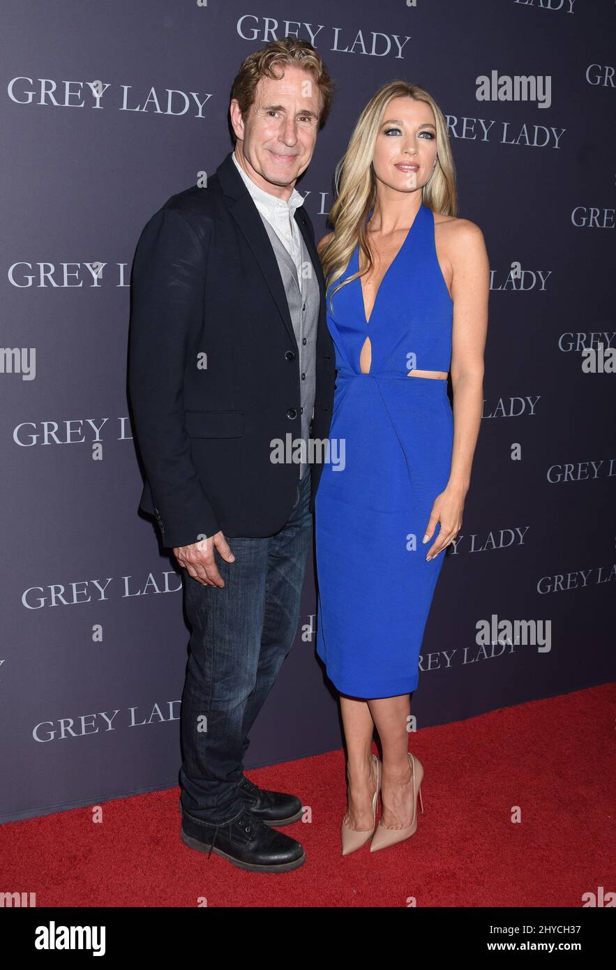 John Shea and Natalie Zea arriving for the "Grey Lady" Premiere held at ...