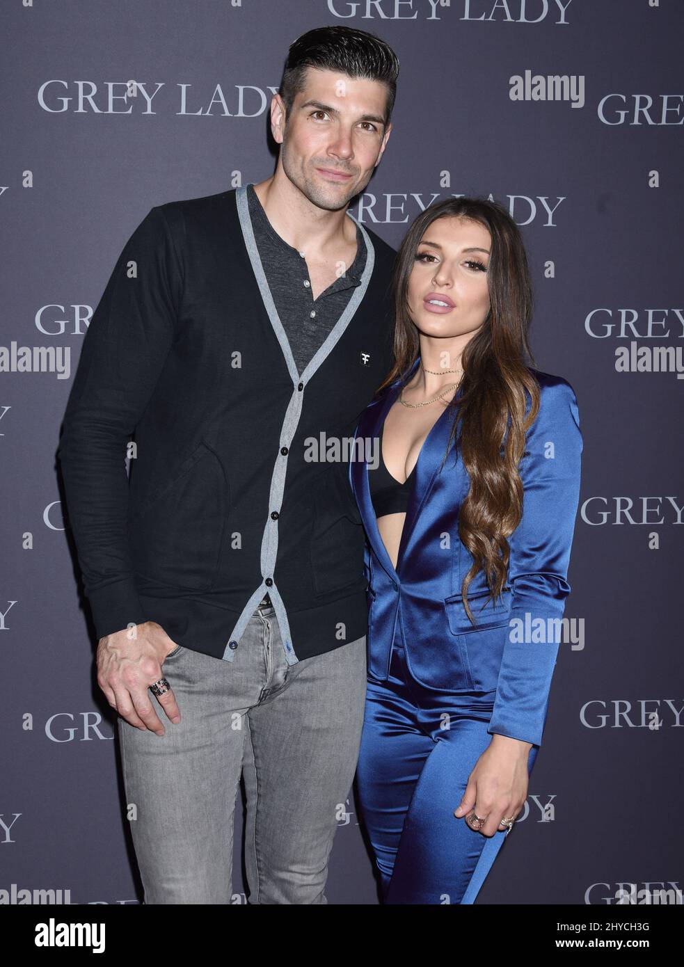 Kevin McNamara and Hana Giraldo arriving for the "Grey Lady" Premiere ...