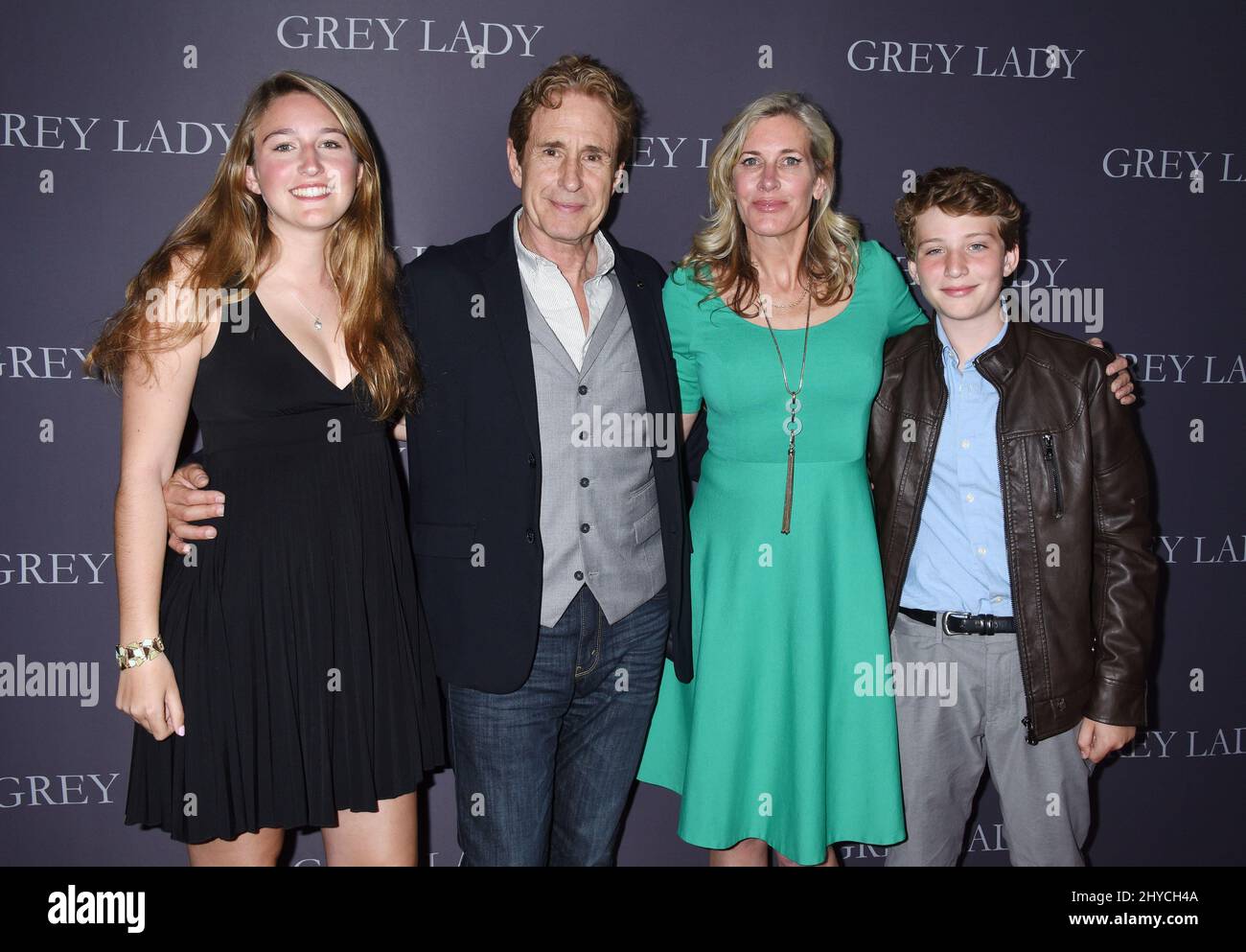 Miranda Shea, John Shea, Melissa MacLeod and Caiden Shea arriving for ...