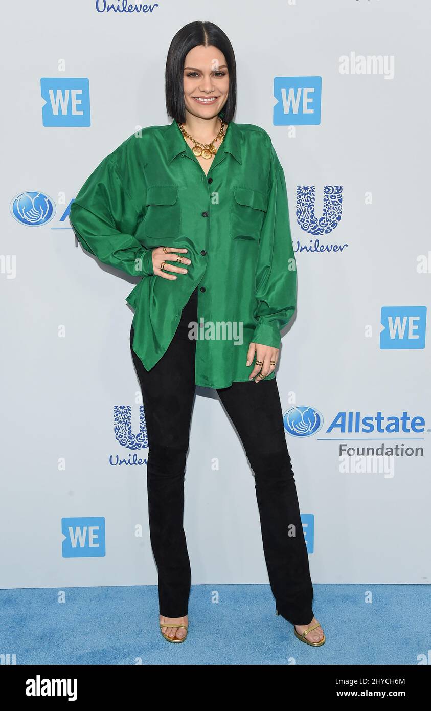 Jessie J attending WE Day held at The Forum in Los Angeles, USA Stock ...