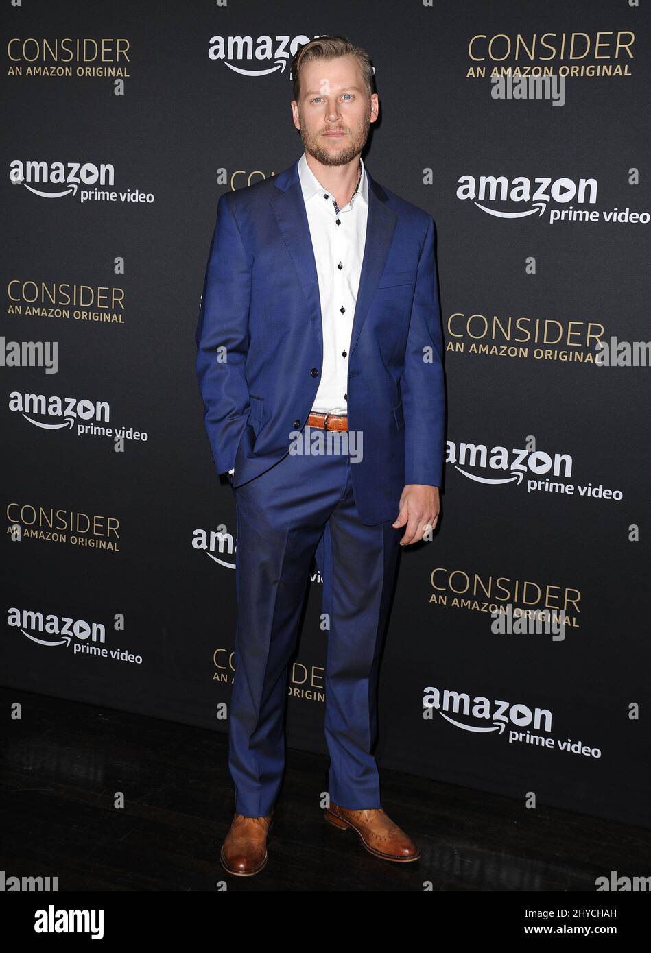 David Hoflin arriving at The Beginning Of Everything premiere held at ...