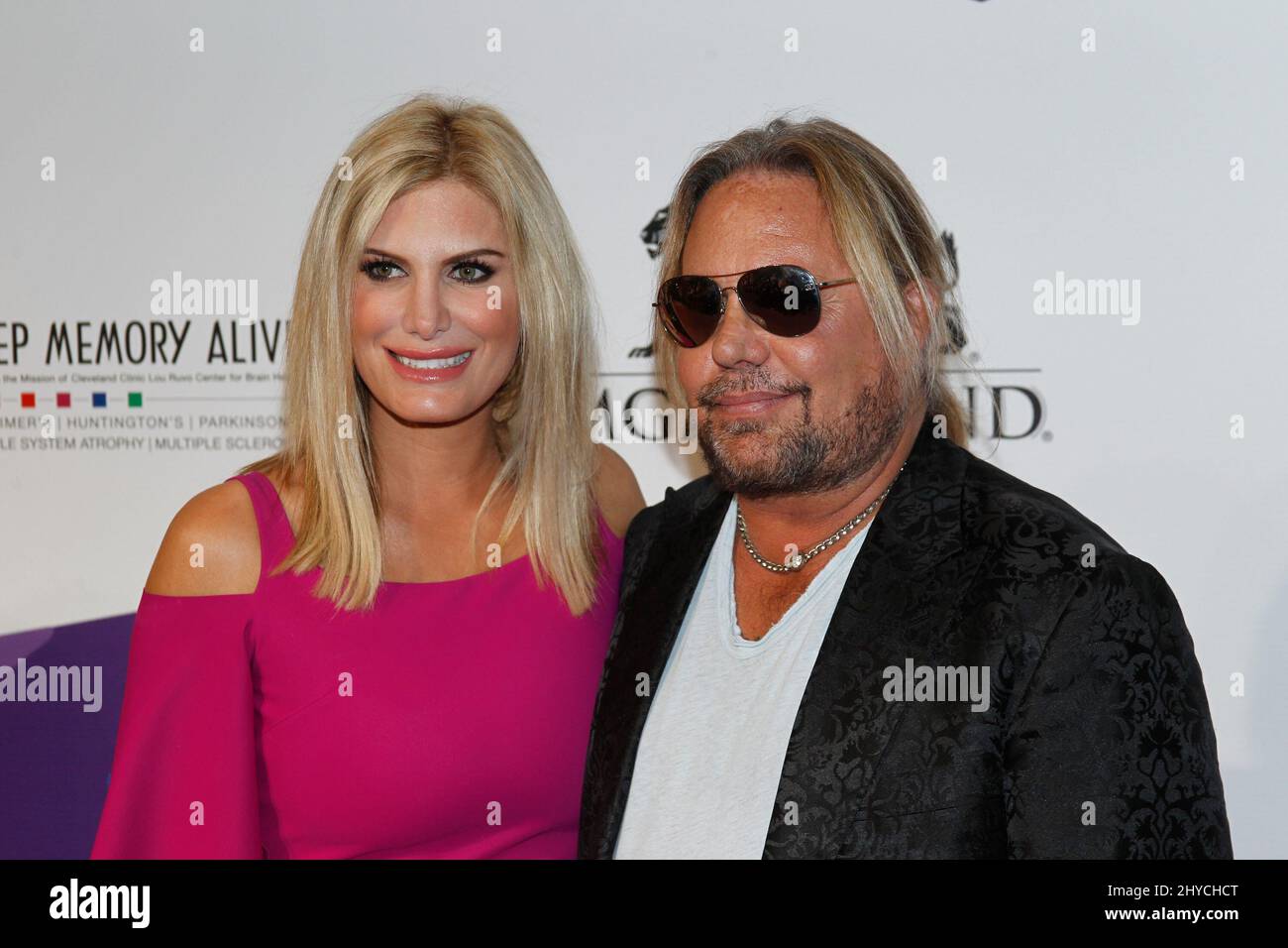 Rain Hannah, Vince Neil attending the Keep Memory Alive 21st Annual ...