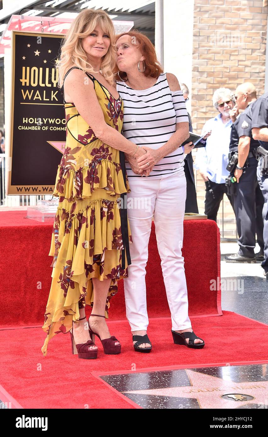 Goldie Hawn and Patricia Hawn attending Goldie Hawn and Kurt Russell's ...