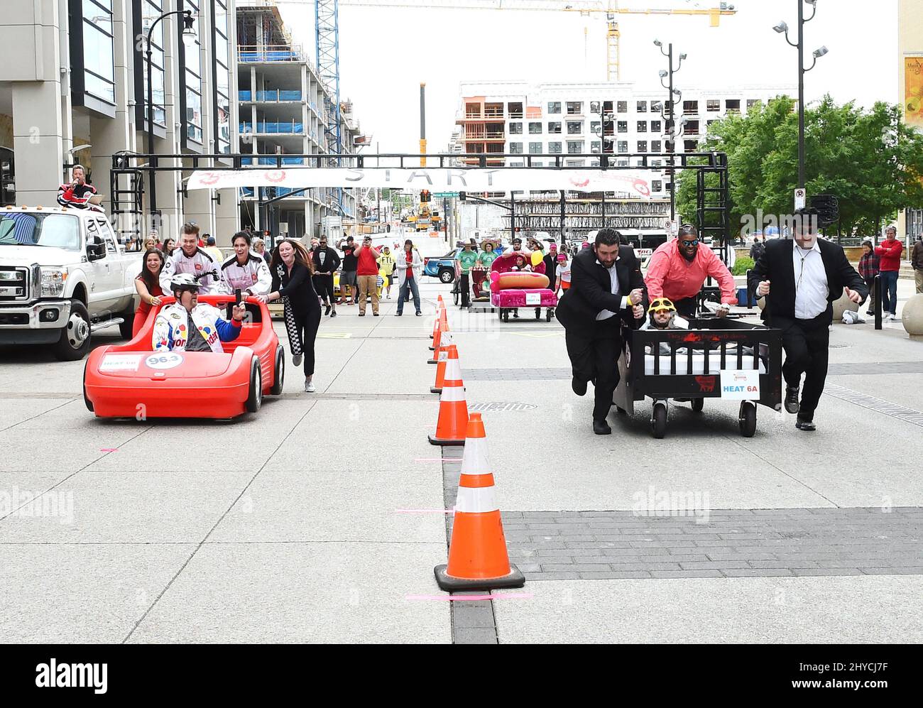 Team JACKfm and Jim 'N Nicks - Teams Nashville's Downtown Derby Bed ...