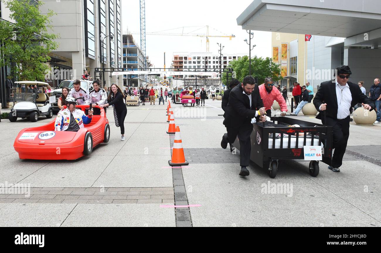 Team JACKfm and Jim 'N Nicks - Teams Nashville's Downtown Derby Bed ...