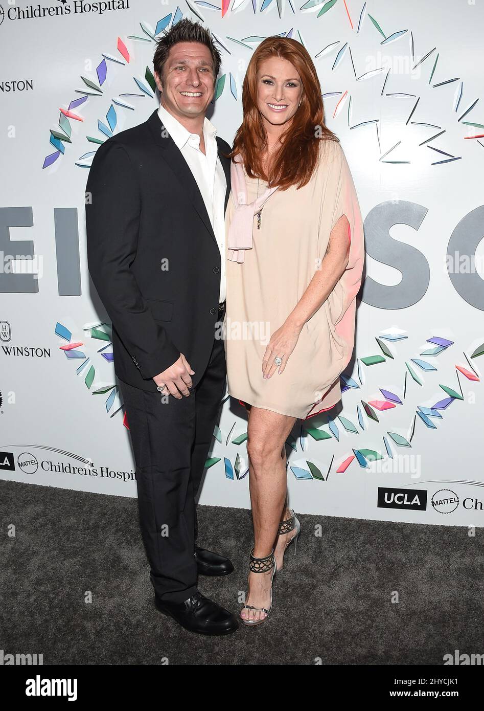 Angie Everhart and Carl Ferro arriving to the UCLA Mattel Children's Hospital Kaleidoscope 5 ...