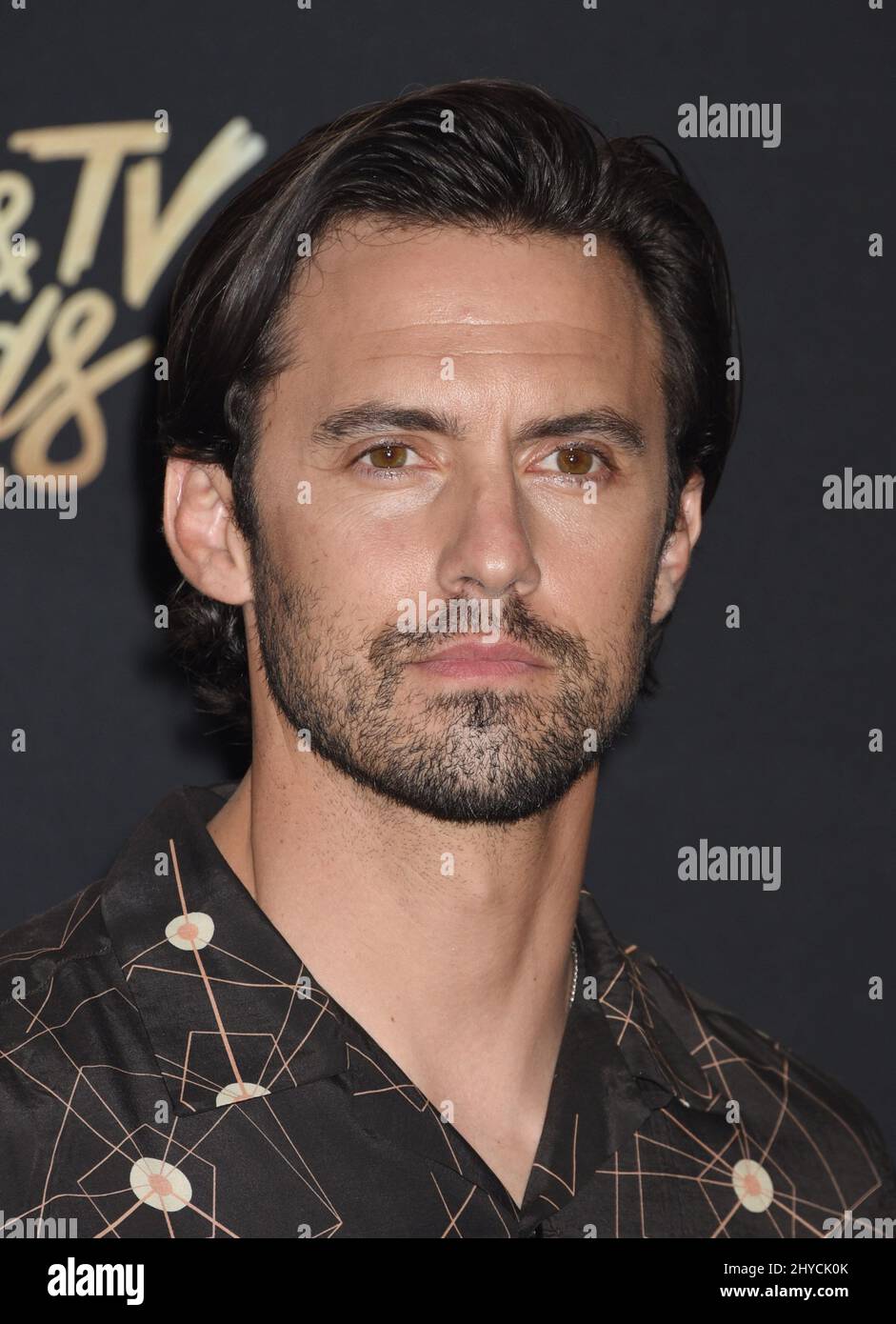 Milo Ventimiglia in the press room at the 2017 MTV Movie and TV Awards ...