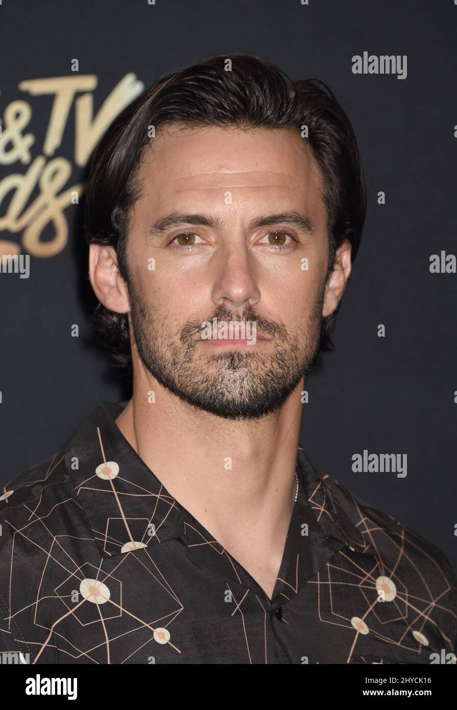 Milo Ventimiglia in the press room at the 2017 MTV Movie and TV Awards ...