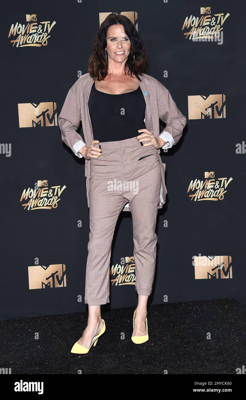 Amy Landecker arriving for the 2017 MTV Movie and TV Awards held at the ...