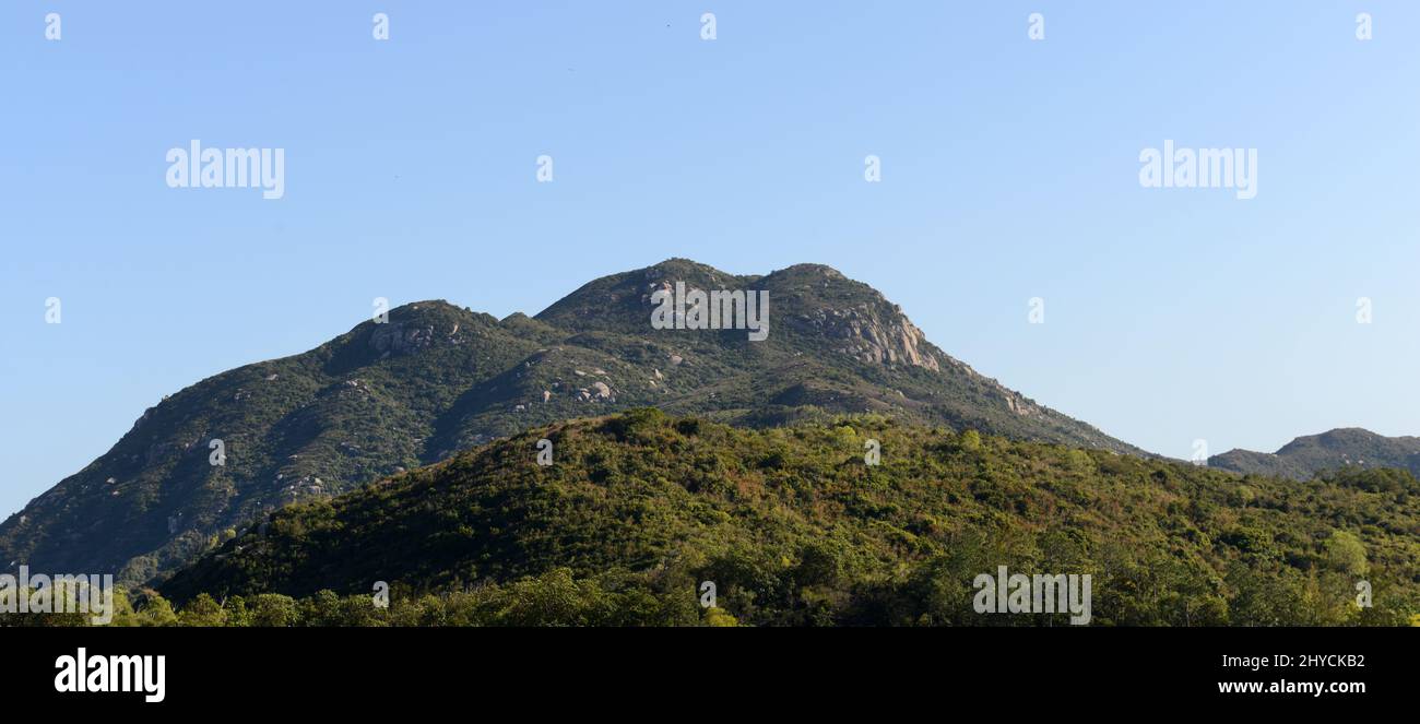 A view of Mount Stenhouse- Lamma's island highest peak, Hong Kong Stock ...