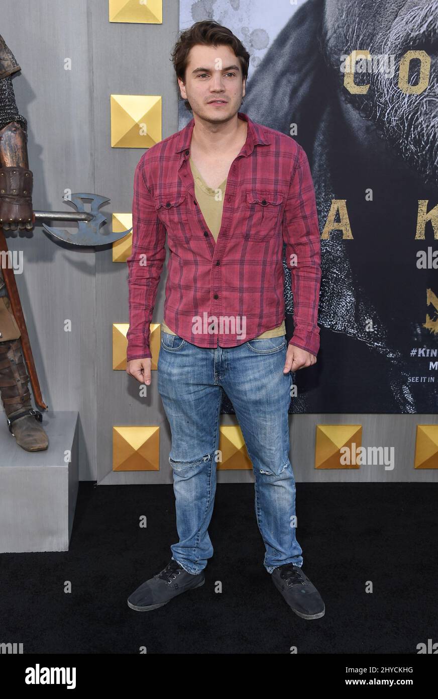 Emile Hirsch arriving to the "King Arthur: Legend of the Sword" World ...