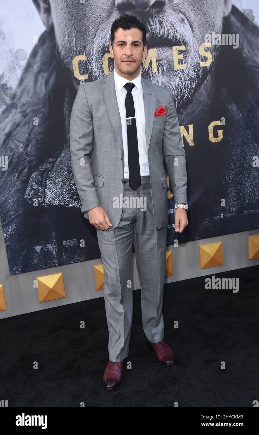 Simon Kassianides arriving to the "King Arthur: Legend of the Sword ...