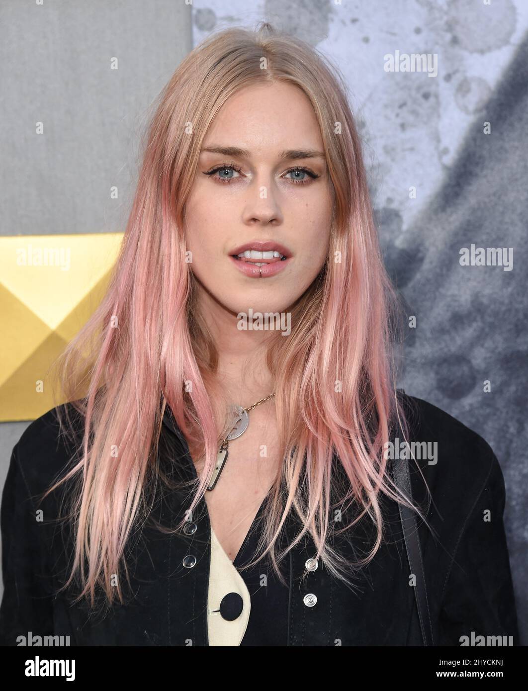 Mary Charteris arriving to the "King Arthur: Legend of the Sword" World ...